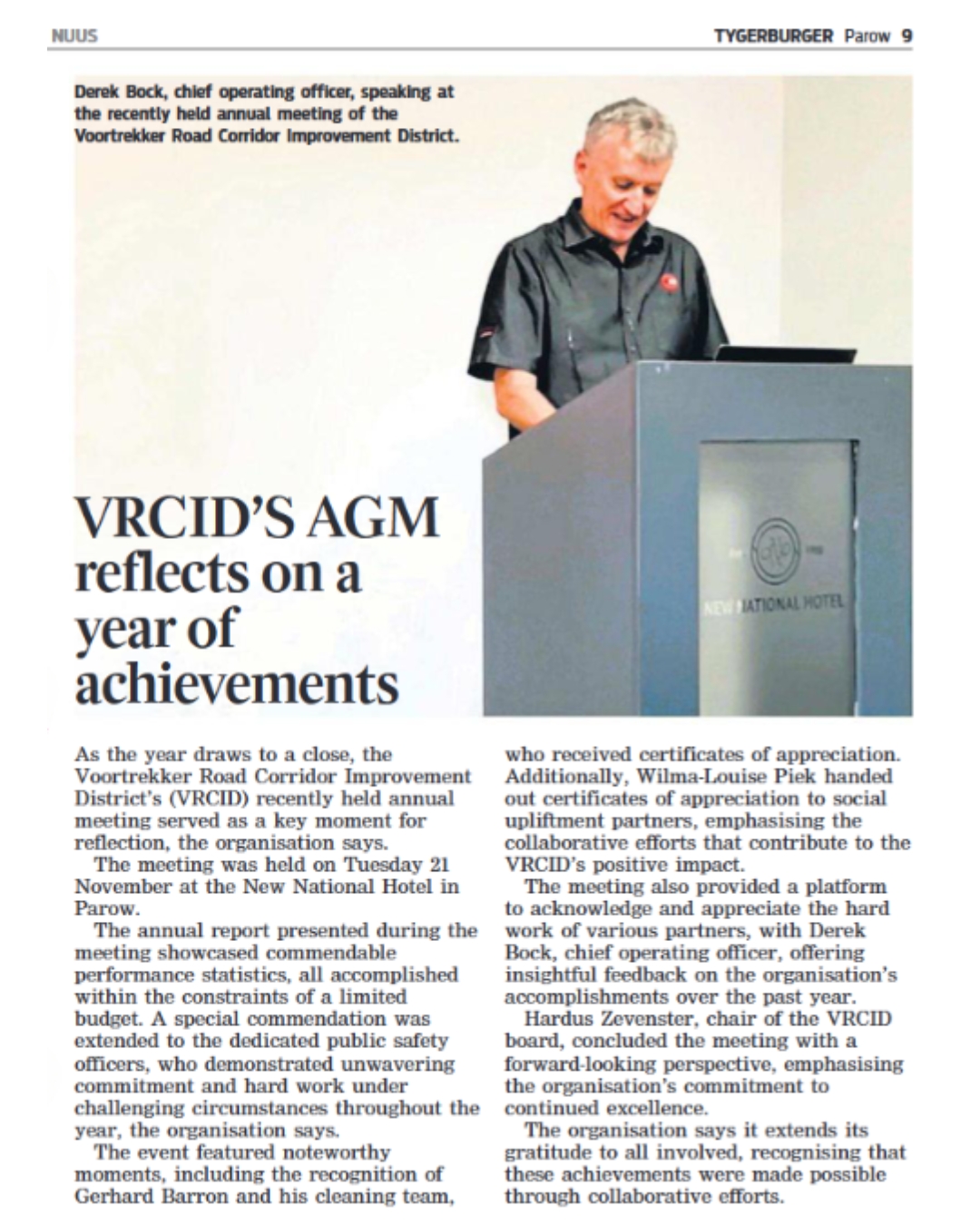 VRCID'S AGM reflects on a year of achievements and commitment to excellence! - VRCID